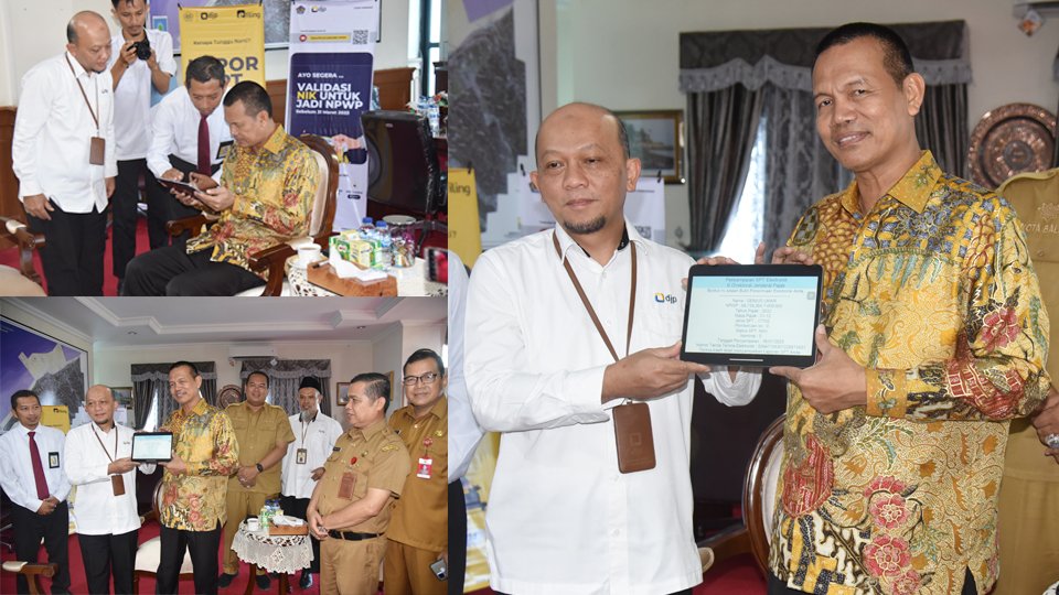 Wako Genius Umar Laporkan SPT Tahunan Secara Online - Tribun Sumbar