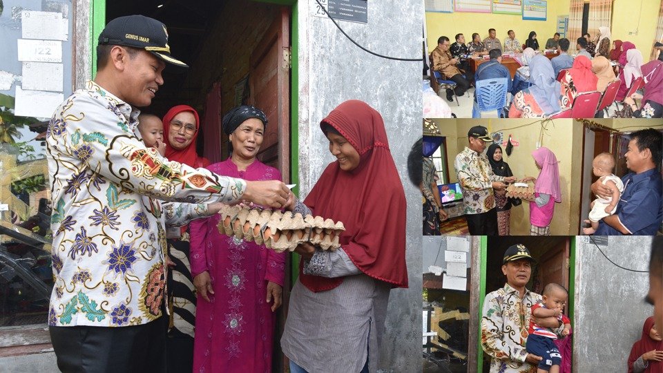 Genius Umar Monev Stunting di Desa Batangtajongkek - Tribun Sumbar