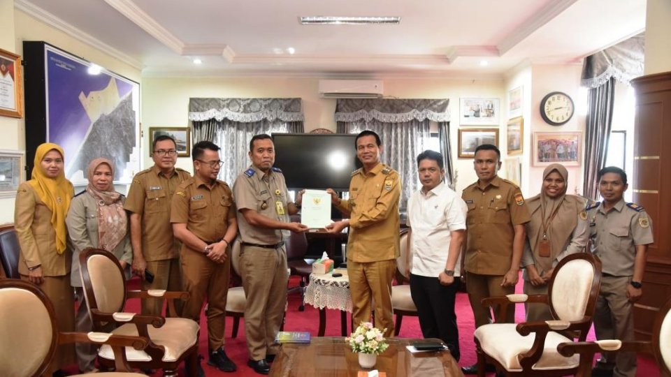 Genius Umar Sambut Silaturrahmi Kepala Kantor Pertanahan Kota Pariaman ...