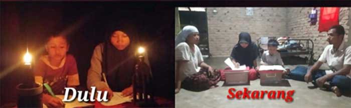 Rasip dan Keluarga Tidak Perlu Lagi Menggunakan Lampu Togok - Tribun Sumbar