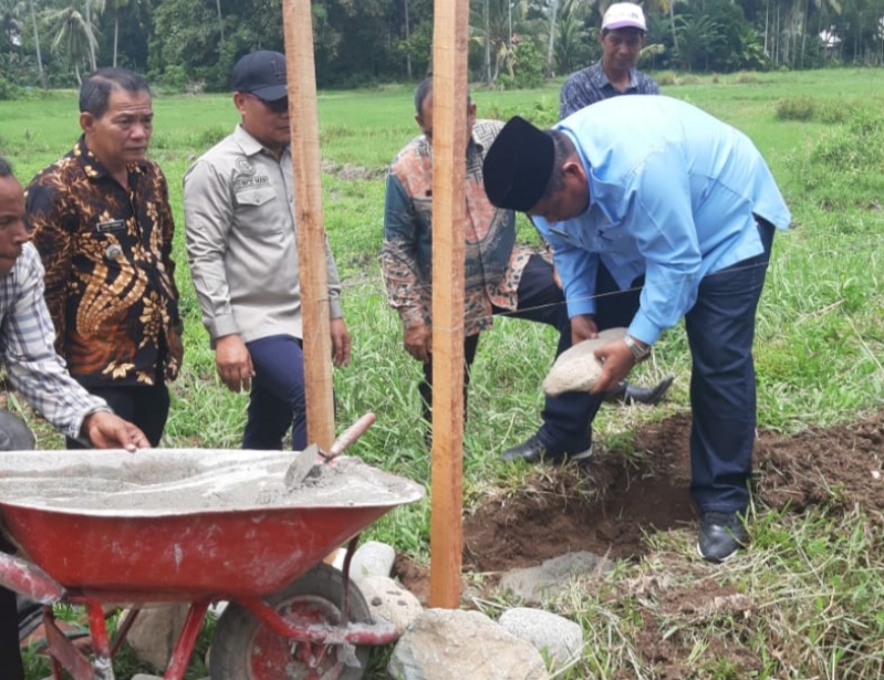 Bupati Suhatri Bur Letakkan Batu Pertama Rehabilitasi DAM Dan Jaringan ...