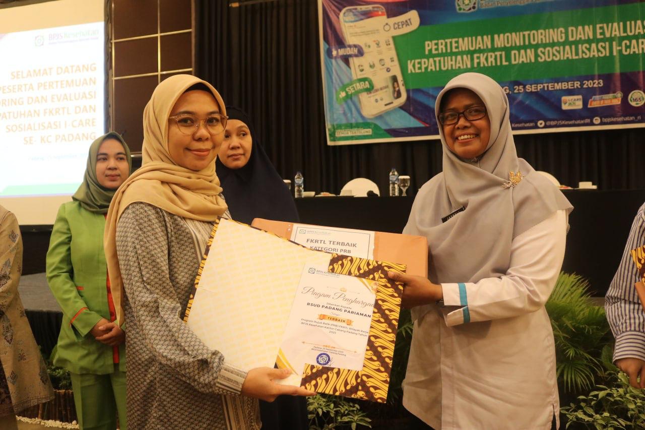 RSUD Padang Pariaman Raih Penghargaan pelaksana Program Rujuk Balik ...