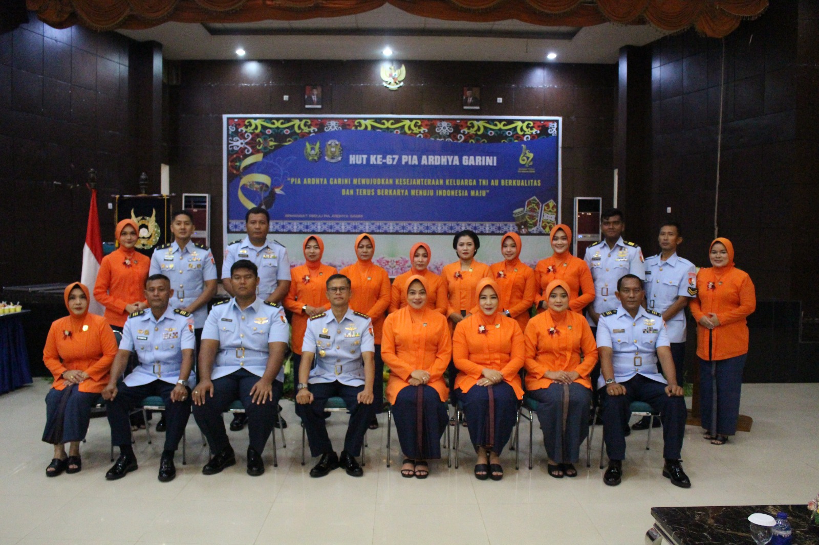 Acara Puncak HUT Ke - 67 PIA Ardhya Garini Tahun 2023 di Lanud Sutan ...