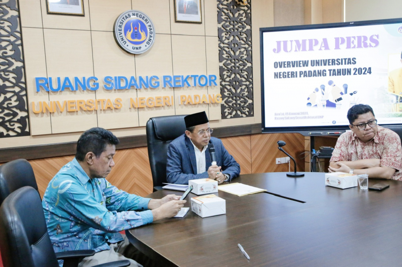 UNP Gelar Jumpa Pers Terkait Overview Perkembangan UNP di Awal Tahun ...
