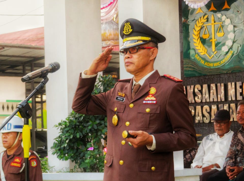 Upacara Peringatan HBA Ke-64 dan Perayaan Syukuran di Kejaksaan Negeri ...